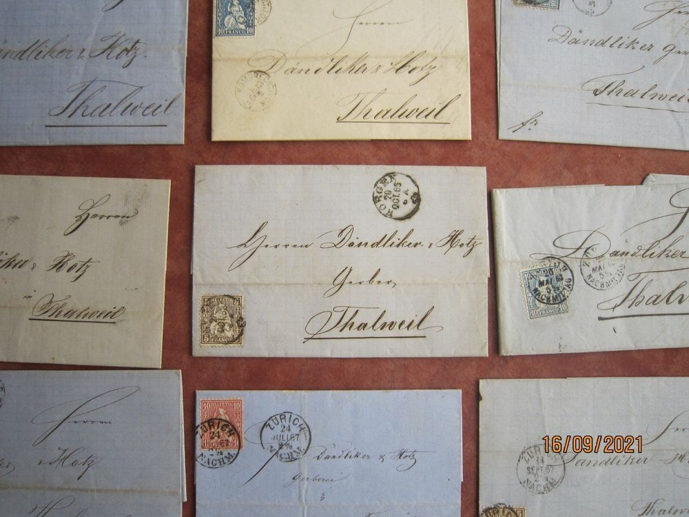 alt frankierte CH-Briefe (Gebraucht) in Lengnau AG für CHF 220 – mit ...