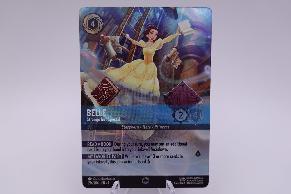 Disney Lorcana Belle Strange but Special Englisch, Enchanted (Neu ...