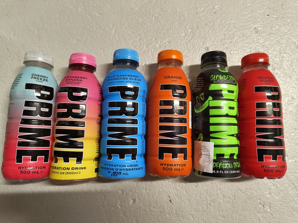 Prime Hydration 6 verschiedene Sorten im Multipack (Neu und ...