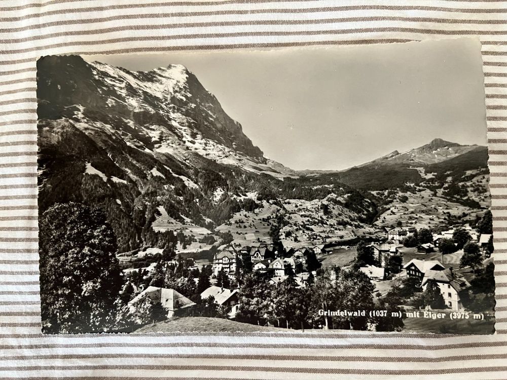AK Grindelwald mit Eiger (21.07.1958) | Kaufen auf Ricardo