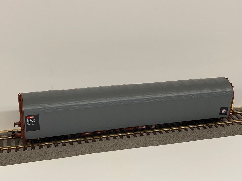 2 x Roco 47606 (H0 GS) SBB Schiebeplanenwagen Rilns (Gebraucht) in ...