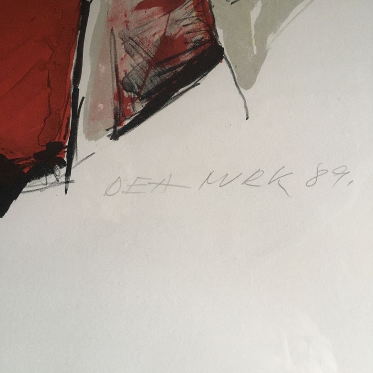 Original Lithographie von Dea Murk, Schweiz | Kaufen auf Ricardo