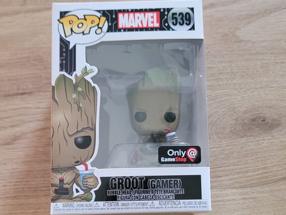 Funko Pop! Marvel - Groot Gamer #539 Only GameStop | Kaufen auf Ricardo