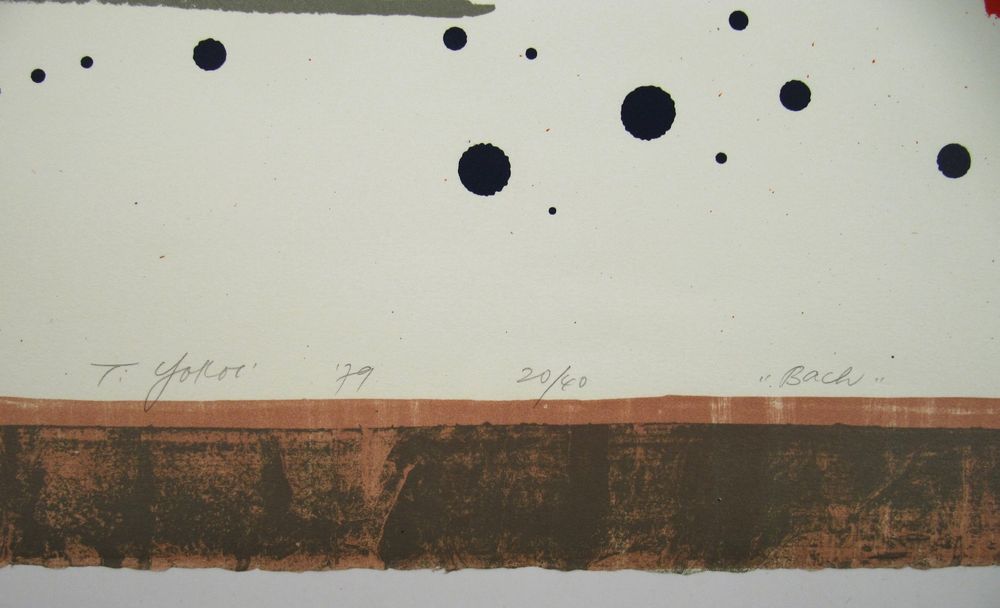 Teruko Yokoi (1924 - 2020) (J. S.) Bach - 1979 Lithografie (Gebraucht ...