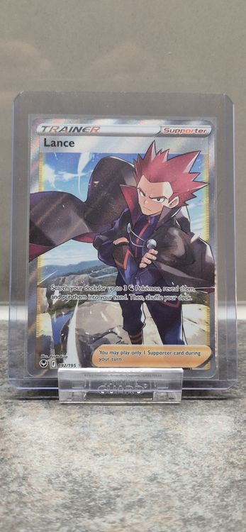 Pokémon-Trainerkarte Lance 190/195 – Full Art (Neu (gemäss Beschreibung ...