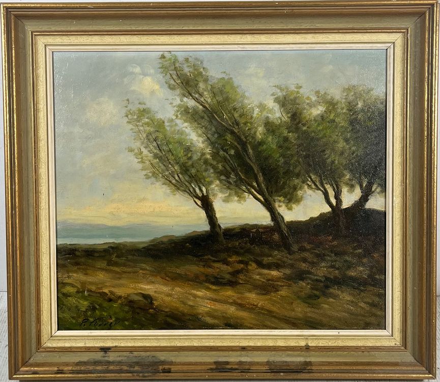 20. J.H. Schweizer Schule Landschaft Gemälde, Unl. Sig. (Gebraucht) in Root für CHF 29 – nur ...