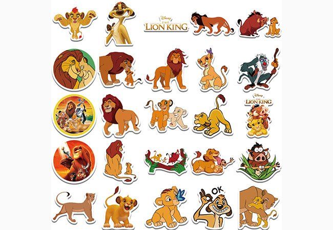 50 Stk. Deko Sticker - Der König Der Löwen | Acheter sur Ricardo