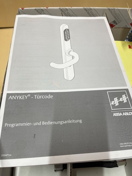 Neuwertig! Code-Türgriff Assa Abloy ANYKEY | Kaufen auf Ricardo