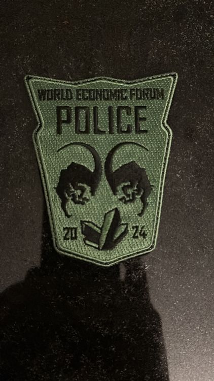 WEF 2024 Police Patch (Neu und originalverpackt) in Edlibach für CHF 25 ...