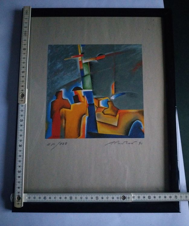 Alexander Pavlov 90, lithograph in offset print, signature (Gebraucht ...