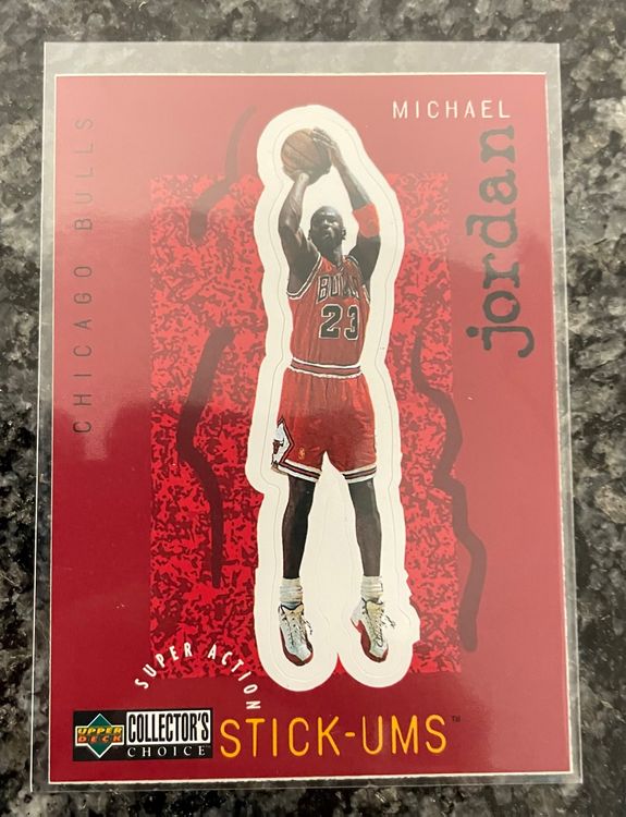 NBA Michael Jordan Stick Ums Card (Neu (gemäss Beschreibung)) in ...