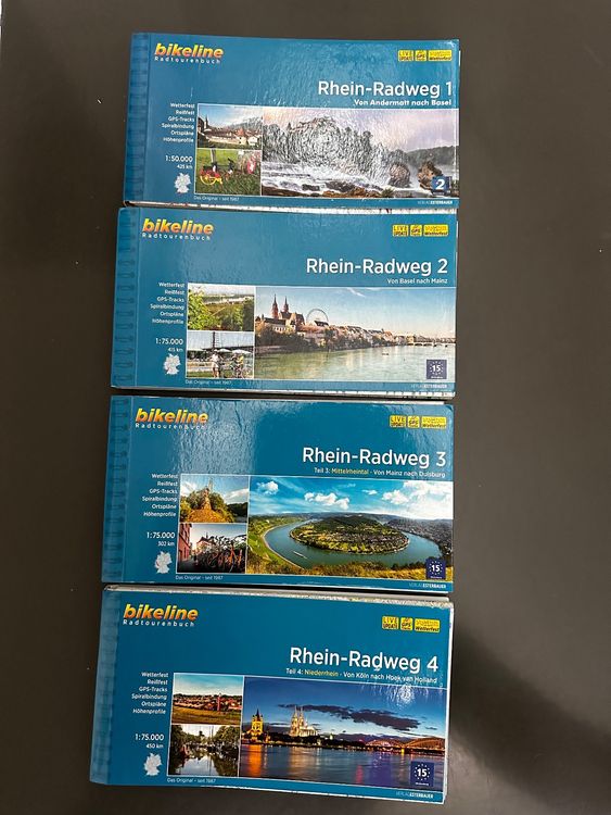 Bikeline Rhein-Radweg 1-4 | Kaufen auf Ricardo