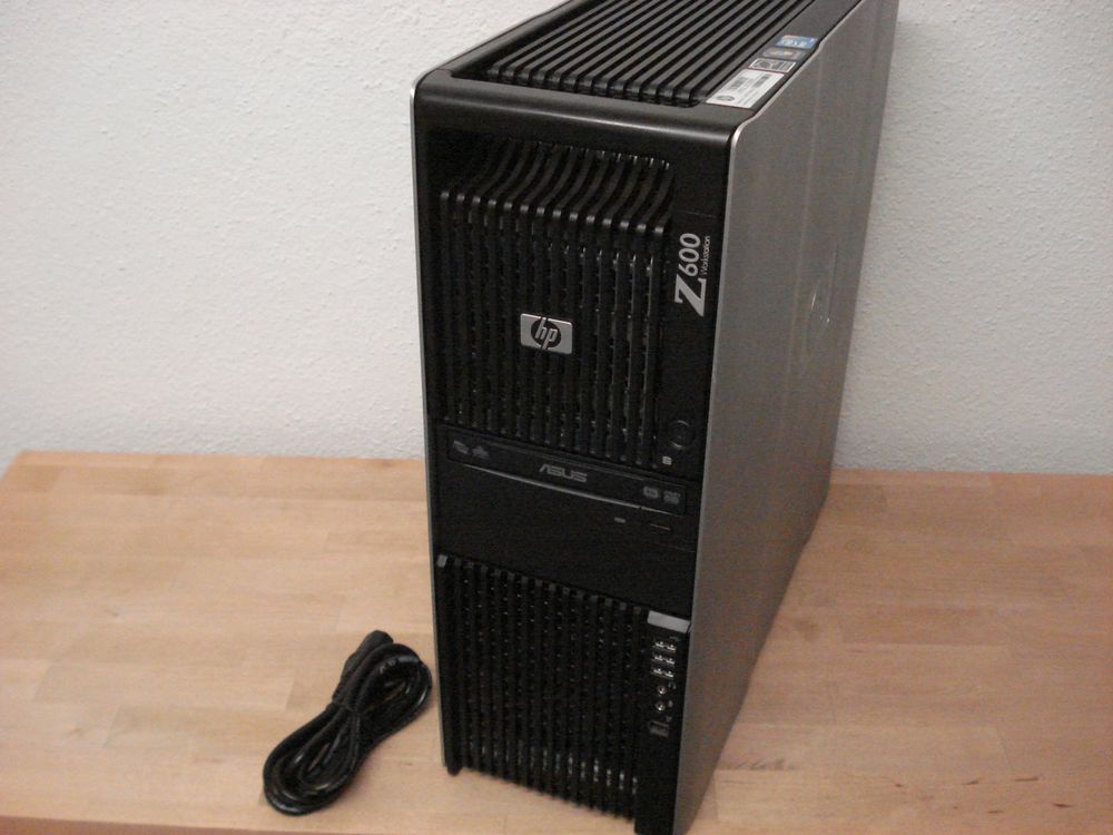 HP Z600 Work 2x CPU 64GB Ram SSD 500GB & HD Windows 10 Pro (Gebraucht ...
