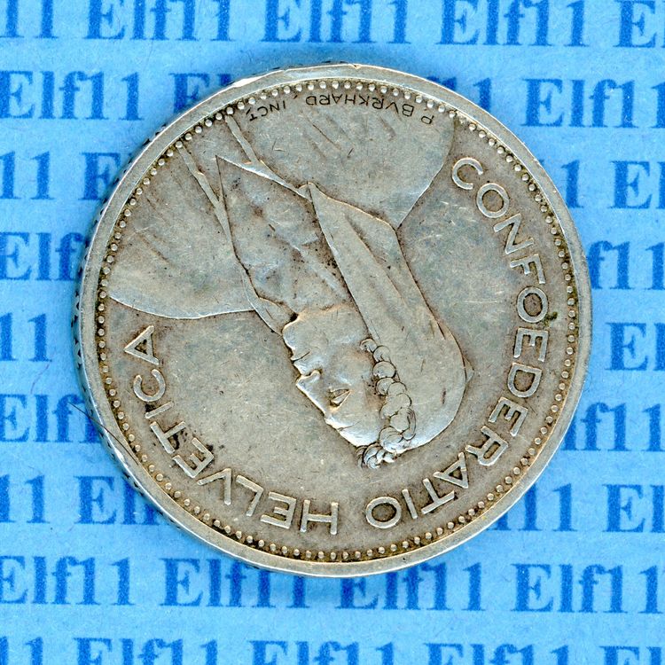 CHF___5.00 1931 Abart (52 Grad verdreht) vz 5 Franken (Gebraucht) in Widnau für CHF 220 – mit ...