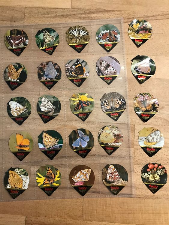 Kaffeerahmdeckeli Schmetterling 44 Riegel (Gebraucht) in Oberurnen für CHF 22 – mit Lieferung ...