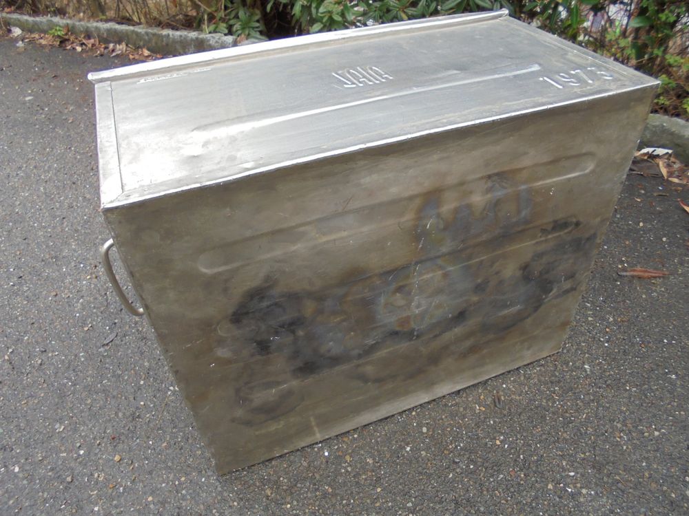 Schäfer Select Stapelbox aus Metall, robuste Metallkiste (Gebraucht) in ...