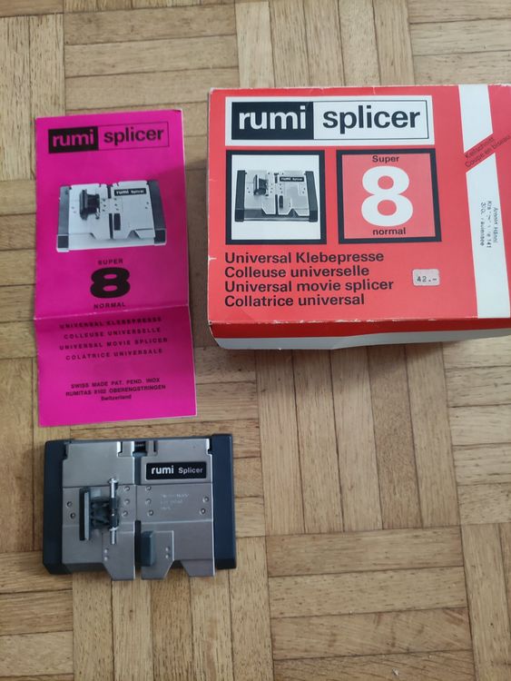 Super 8 N8 Universal Klebepresse Rumi Slicer Kaufen Auf Ricardo