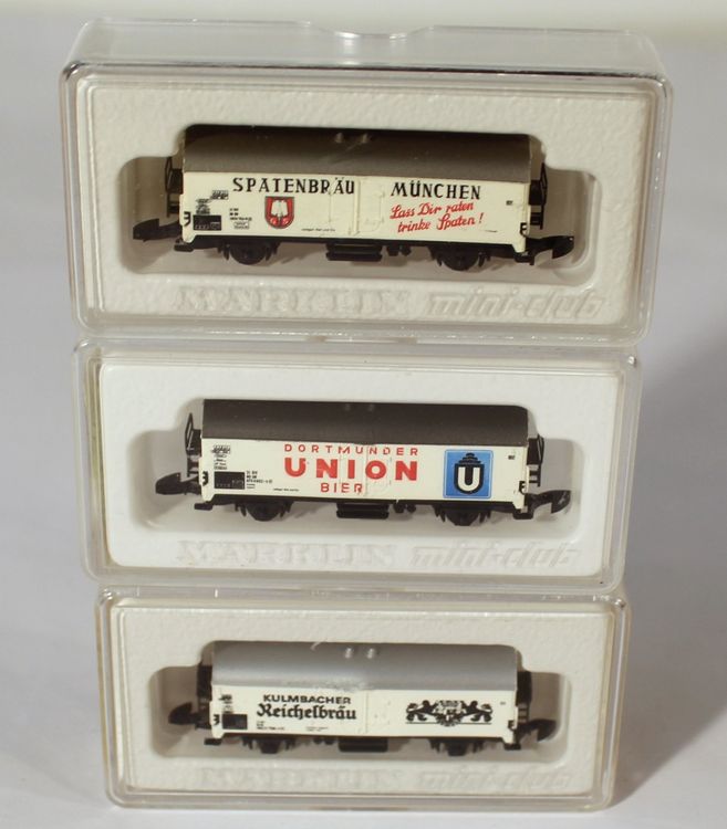 Märklin 8601 8602 8604 Mini Club Spur Z Güterwagen Bierwagen (Gebraucht) in Zürich für CHF 28.8 ...