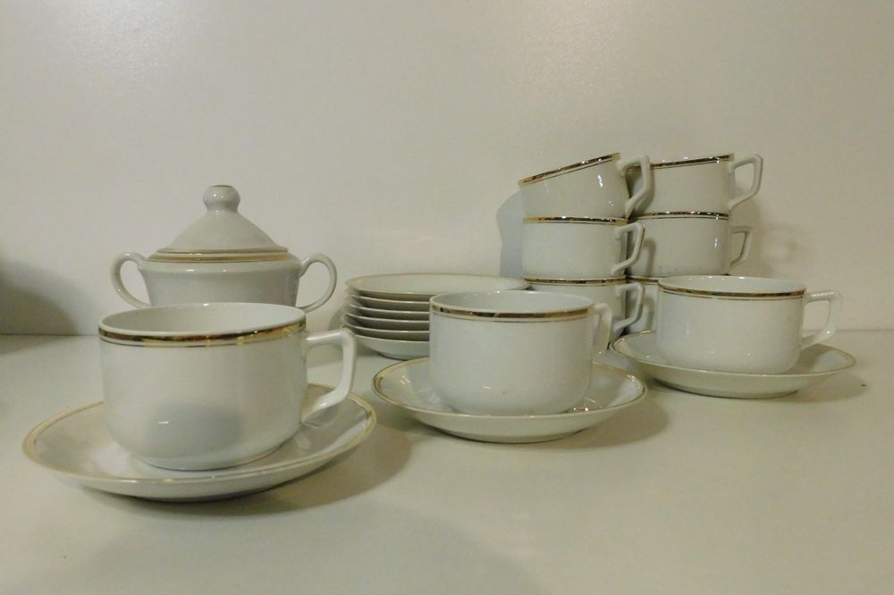 Service Porzellan antikes Kaffee Set 9 Personen (Gebraucht) in Sursee ...