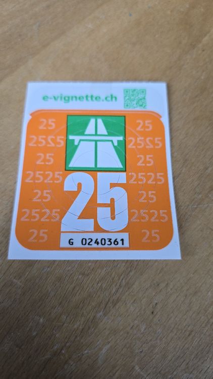Autobahnvignette 2025 (Neu und originalverpackt) in Langnau am Albis für CHF 36 – mit Lieferung ...