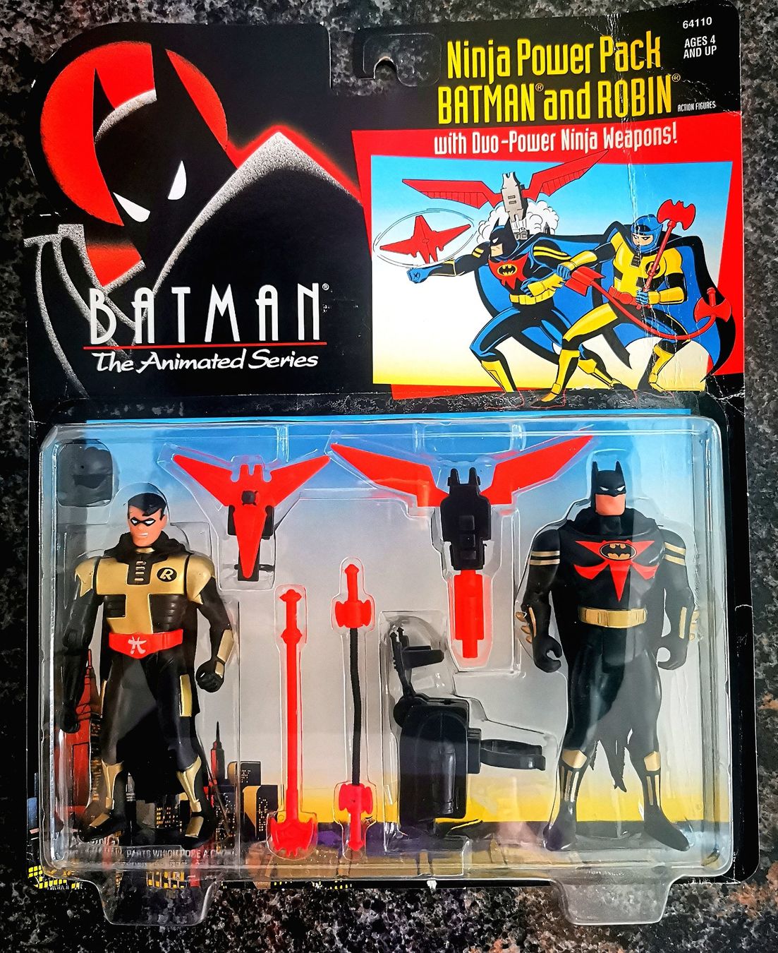 Batman & Robin Ninja Pack 1994 Action Figur Animated Series (Neu und ...