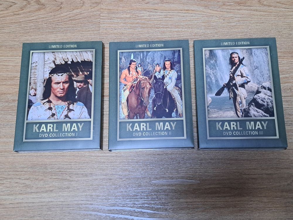 DVD KARL MAY, Collection 1-3 in Limited Sammler-Boxsets (Neu (gemäss ...