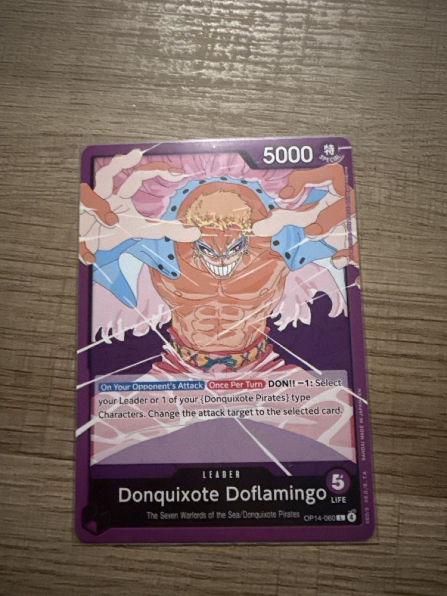 OP TCG - Donquixote Doflamingo Leader OP14-060 EN (Gebraucht) in ...