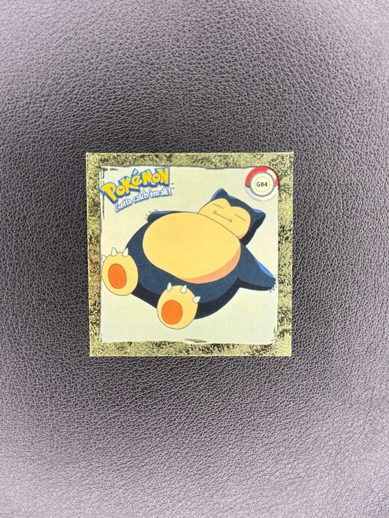 Snorlax G04 ArtBox Pokémon Sticker 1999 Nintendo (Gebraucht) in Basel ...