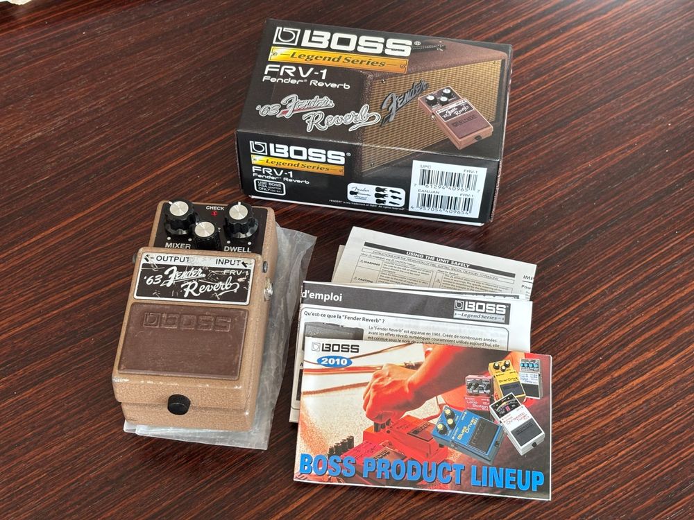 Boss Fender FRV-1 Vintage '63 Reverb Tank Pedal (Gebraucht) in Basel ...