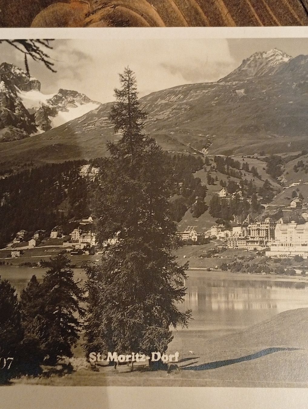 Antike Postkarte von St. Moritz Dorf, Graubünden, Top! (Gebraucht) in ...