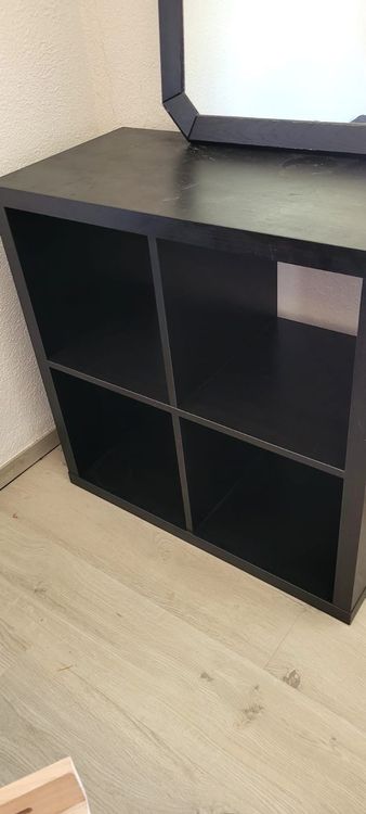 Ikea 4er Regal (Kallax/Expedit) in Schwarz 9514 Wuppenau (Gebraucht) in Zuzwil SG für CHF 6 ...