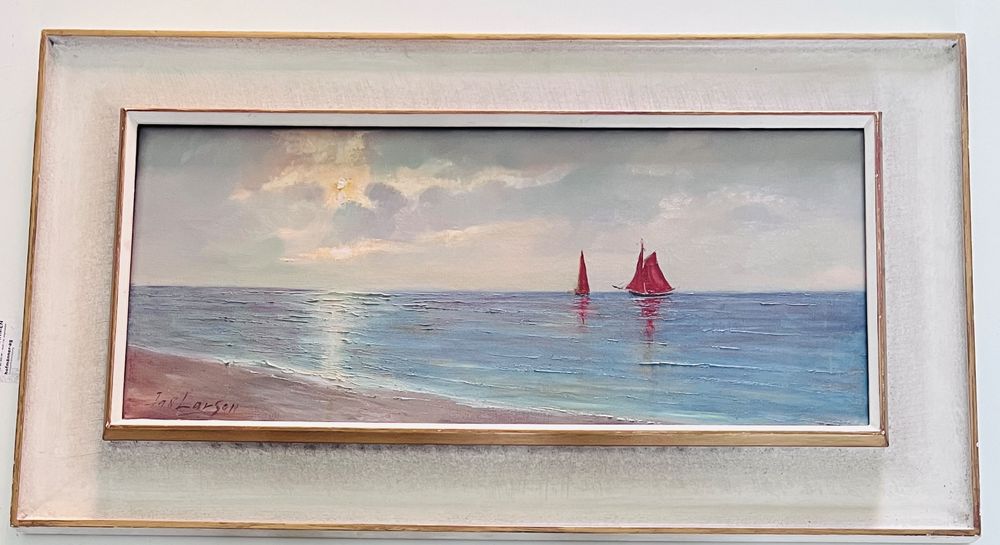 Jan Larson Grösse Gemälde Handsigniert Öl Auf Leinwand | Kaufen auf Ricardo