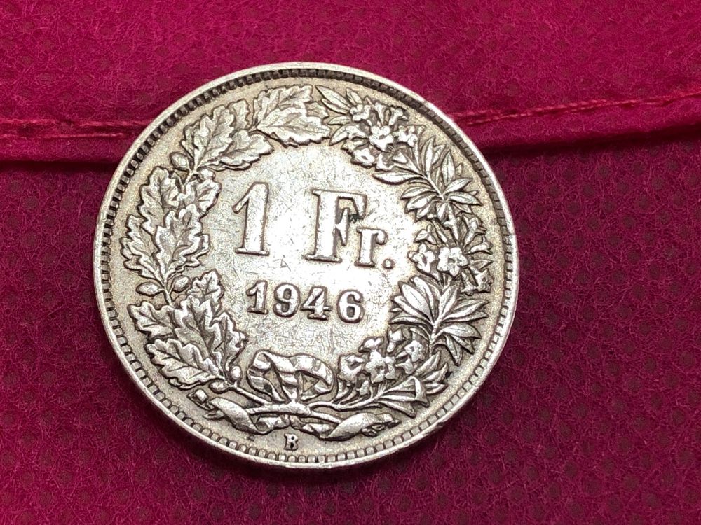 Schweiz 1 Franken 1946 Silber (Gebraucht) in Flumenthal für CHF 5 – mit Lieferung auf Ricardo kaufen