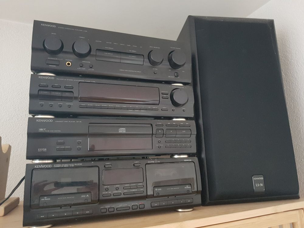 Kenwood Stereoanlage inkl. 2x LS-56 Lautsprecher | Kaufen auf Ricardo