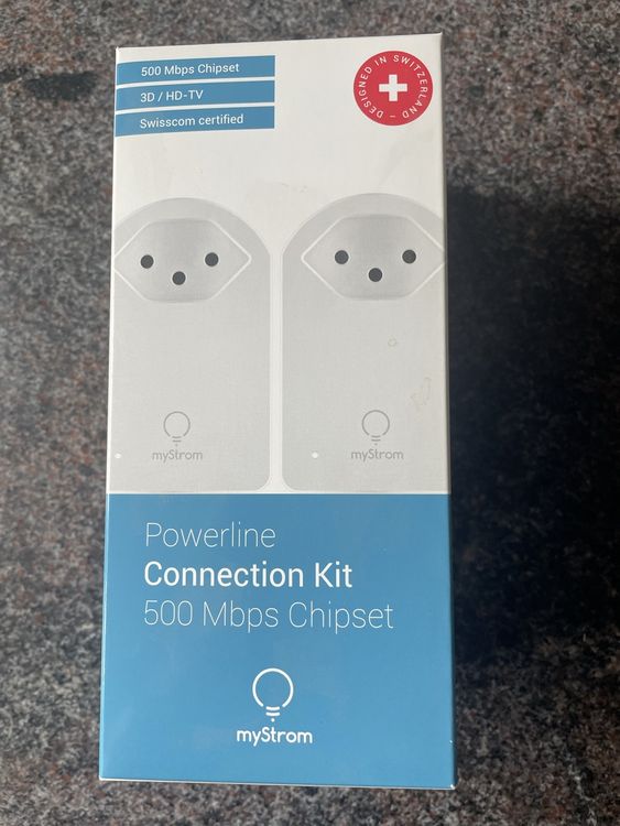 myStrom Powerline Connection Kit 500 Mbit/s (Neu (gemäss Beschreibung ...