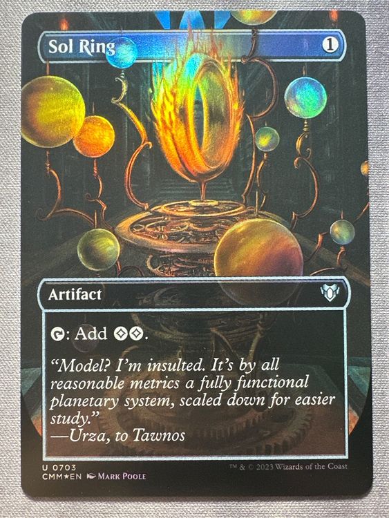 Sol Ring FOIL Variant 0703 Commander Masters | Kaufen auf Ricardo