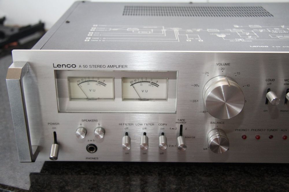 Lenco A 50 Stereo Amplifier, Vollverstärker, funktioniert (Gebraucht ...