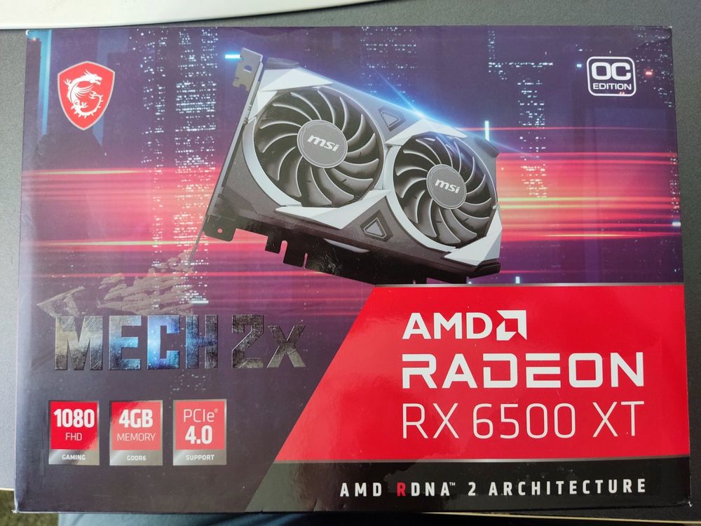 MSI AMD Radeon RX 6500 XT Grafikkarte | Kaufen auf Ricardo