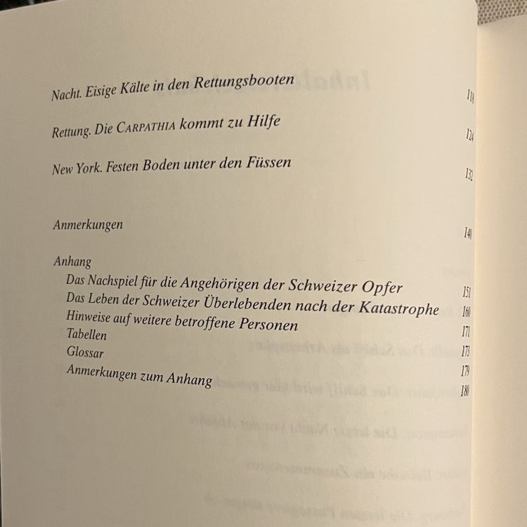 Reise auf der Titanic Das Schicksal der Schweizer (Gebraucht) in Schwyz für CHF 4 – mit ...