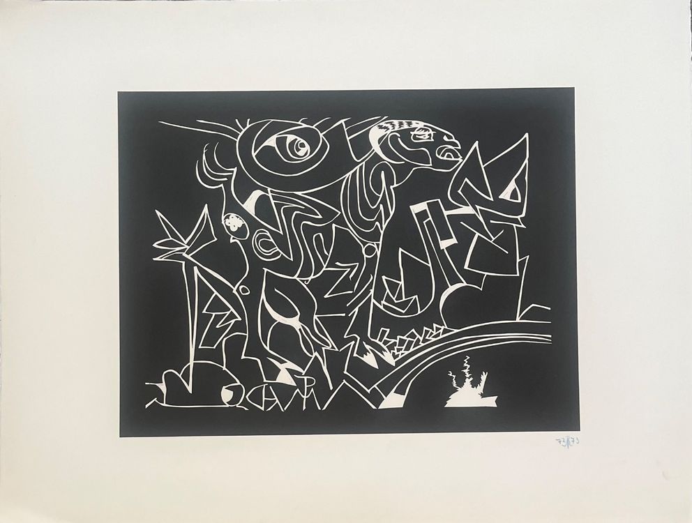 Robert Müller (1920-2003) Lithographie Handsigniert | Kaufen auf Ricardo