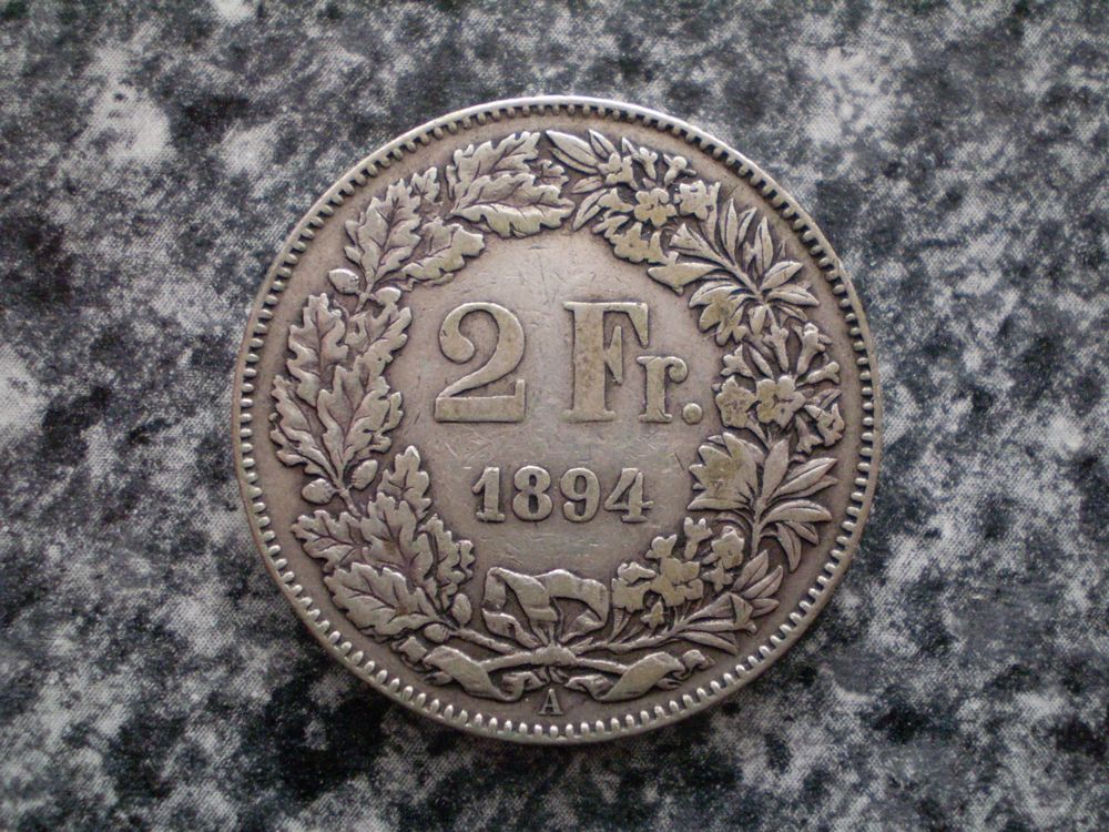 2 Fr.1894 !!! Rar !!! ab 1.- !!! (Gebraucht) in Dierikon für CHF 8 – mit Lieferung auf Ricardo ...