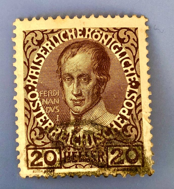 BRIEFMARKEN aus Österreich Kaiser Ferdinand I. GESTEMPELT (Gebraucht) in Aarau für CHF 0.25 ...