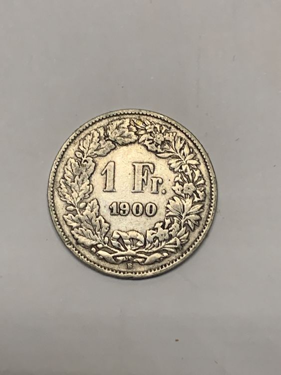 1 Franc 1900 Berne - SS / TTB - 400'000 Ex. - SELTEN / RARE (Gebraucht) in LE LIGNON für CHF 9 ...
