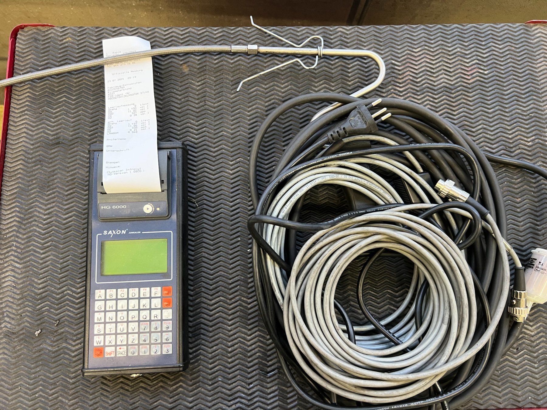 SAXON HG 6000 Abgastester Diagnosegerät mit Kabel (Gebraucht) in Zürich ...