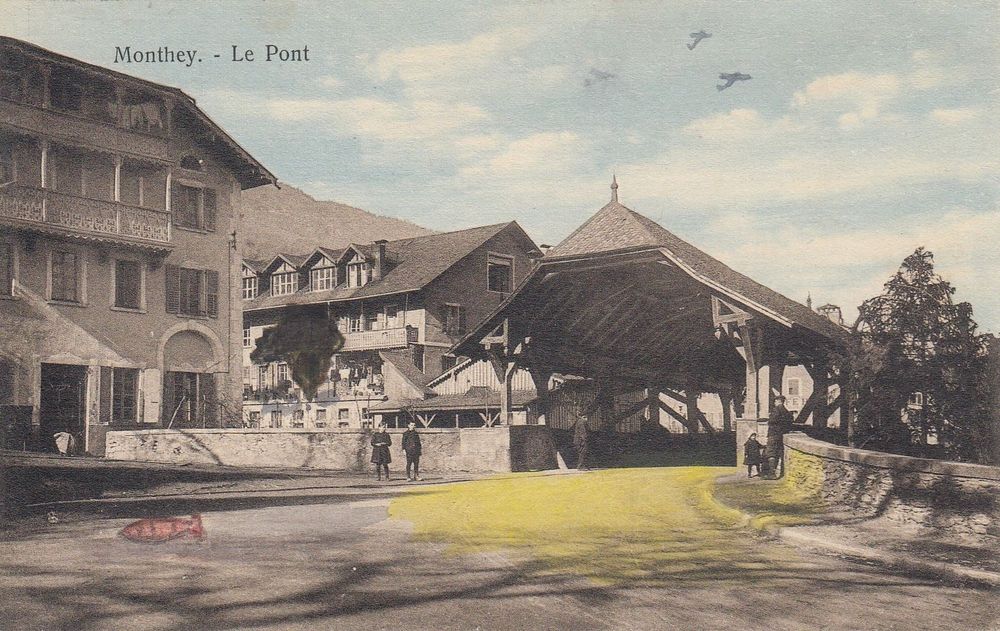 Monthey VS - Le Pont animée (Gebraucht) in Niedergesteln für CHF 6.2 ...