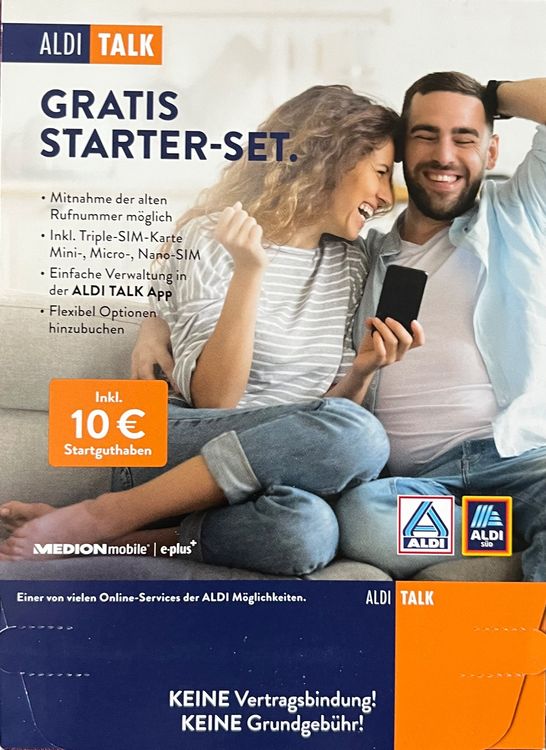 Aldi Talk NEUE Sim Karte für Deutschland Starter Set (Neu und ...