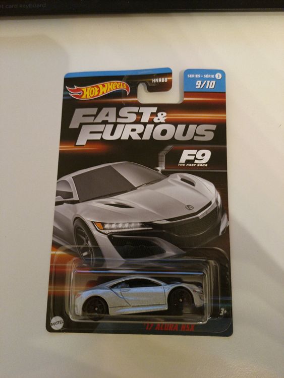 K5/2 Hot Wheels `17 Acura NSX Fast & Furious (Gebraucht) in Menzingen für CHF 7.5 – mit ...