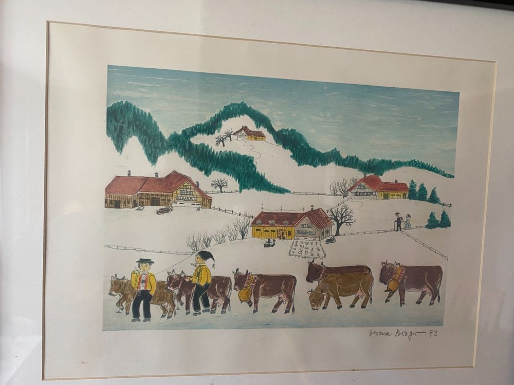 Appenzeller Malerei Orginal Verena Broger | Kaufen auf Ricardo