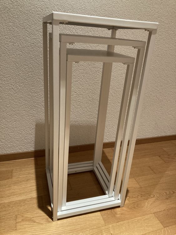 Blumensäule weiss 3er Set (Neu (gemäss Beschreibung)) in Bazenheid für ...