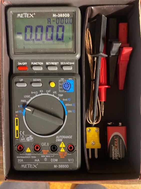 Metex M 3850D Multimeter Messgerät Neu (Neu und originalverpackt) in ...